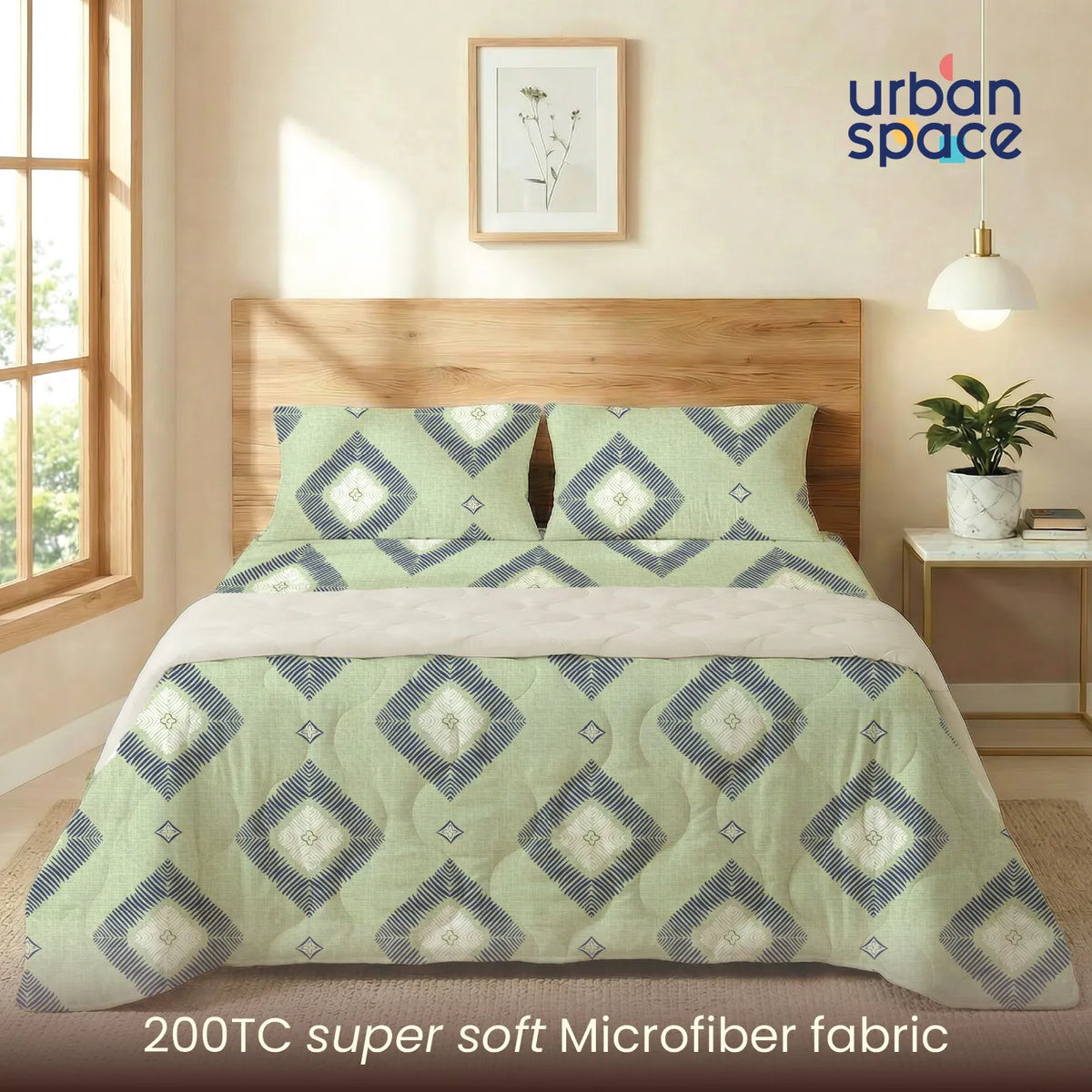 Starlight Microfiber Double Bedsheet and Microfiber AC Dohar Combo pack